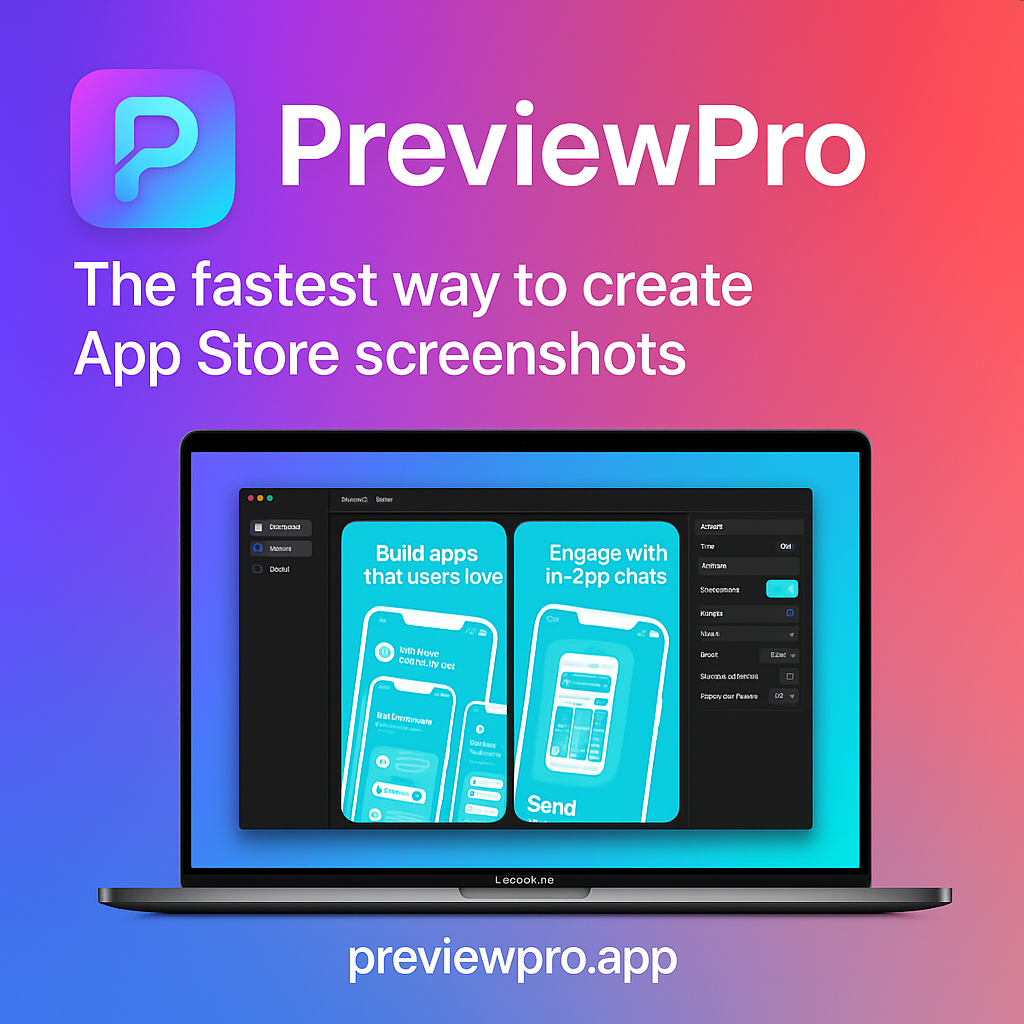 PreviewPro - App Store Screenshots Made Easy